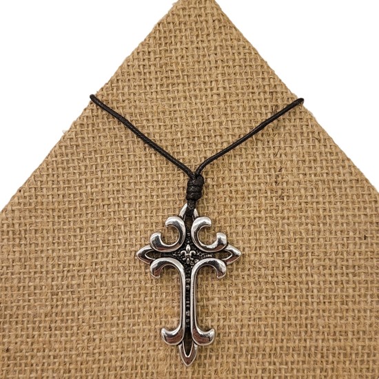 Hedea Kutsal Haç Ayarlanabilir Siyah Kolye Fiyatı