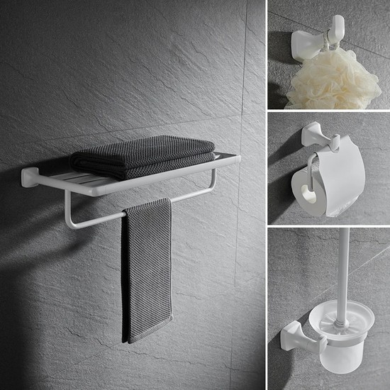 Mingjin Shop2 Sabunluk Stili Banyo Donanım Seti Beyaz Bornoz Fiyatı