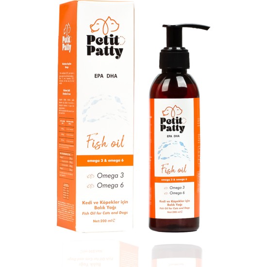 Petit Patty Kısırlaştırılmış Kedi Sağlık Seti (Fish Oil + Fiyatı
