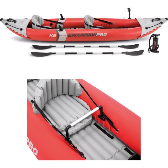 intex 68309 Excursion Pro K2 Çift Kişilik Şişme Kano Set Fiyatı