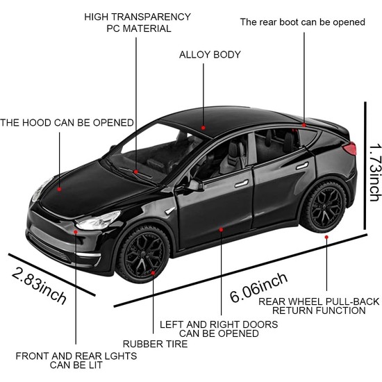1:32 Ölçekli Model Y Alaşım Araba Modeli Çocuklar Için Döküm Fiyatı