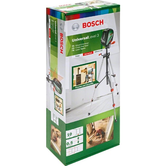 Bosch Universal Level 3 Çapraz Çizgi Set Lazer Hizalama Fiyatı