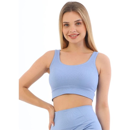 Form Angel Kalın Askılı Pedsiz Fitilli Büstiyer Crop Fit Fiyatı