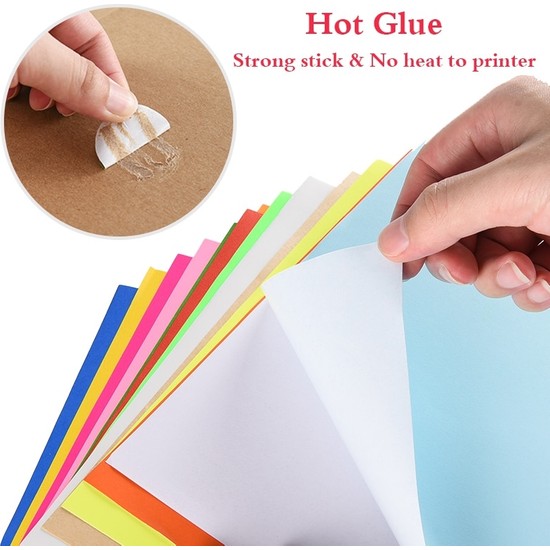 Bifeng Shop Sarı 20 Yaprak Stili A4 Renkli Yapışkanlı Kağıt Fiyatı