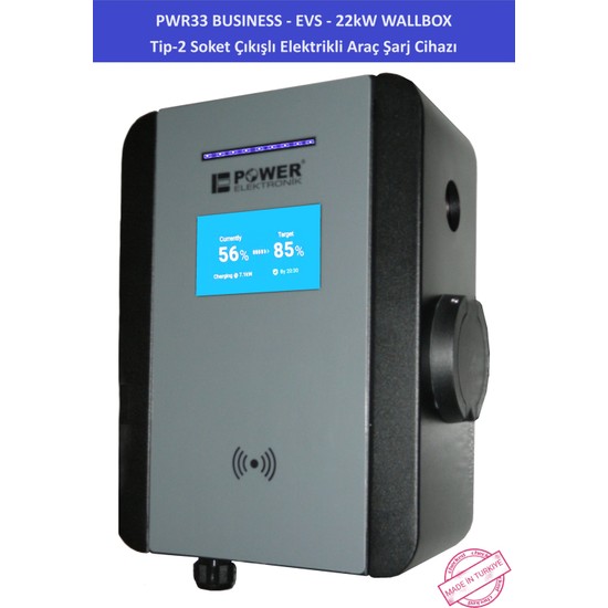 POWER ELEKTRONİK SHOP | PWR33 BUSINESS -EVS-22 kW WALLBOX - Fiyatı