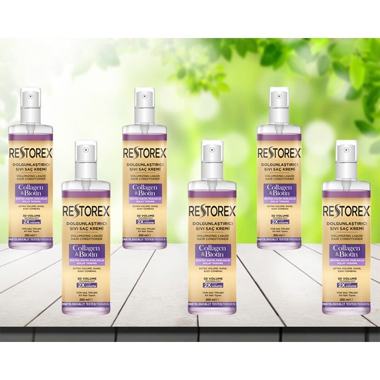 Restorex Dolgunlaştırıcı Sıvı Saç Kremi Kolajen & Biotin 200 Fiyatı
