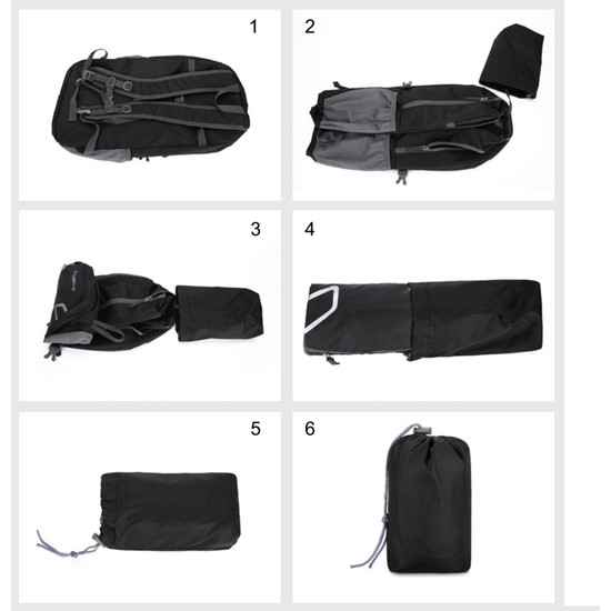 Raike 40L Katlanabilir Su Geçirmez Yürüyüş Sırt Çantası Mavi Fiyatı