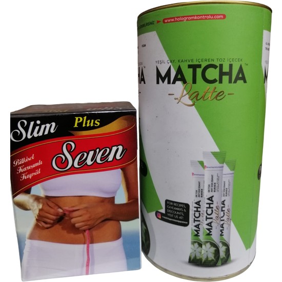 Slim Plus Slim Seven Kapsül 30 Lu & Matcha Detox Latte Kahve Fiyatı