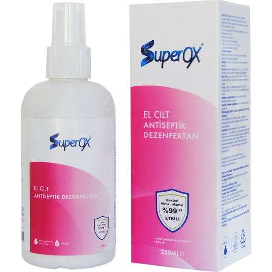 Superox Hipokloröz(Hocl), Alkolsüz, Su Bazlı El-Cilt- Intim Fiyatı