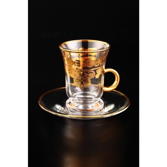 Digithome Gawa Tea Glass Set Of 6 Handles 18 Parça Cam Çay Fiyatı