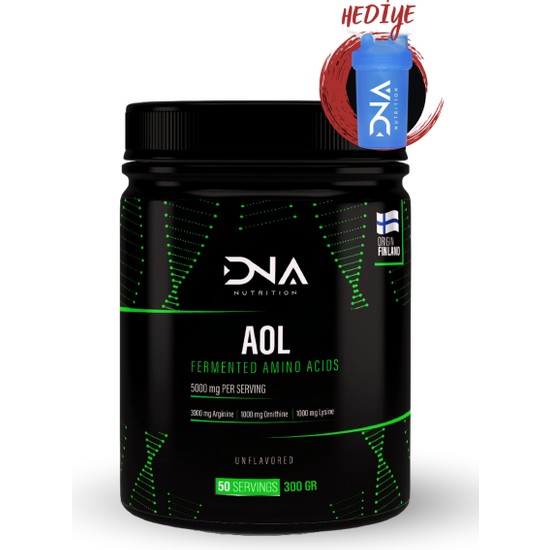 Dna Nutrition Aol (Arjinin - Ornitin - Lizin) 300 gr Fiyatı