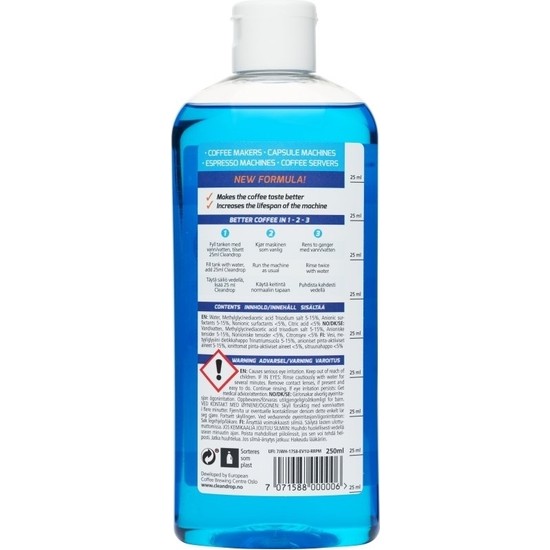 Clean Drop Moccamaster Clean Drop Temizlik Deterjanı 250 Ml. Fiyatı