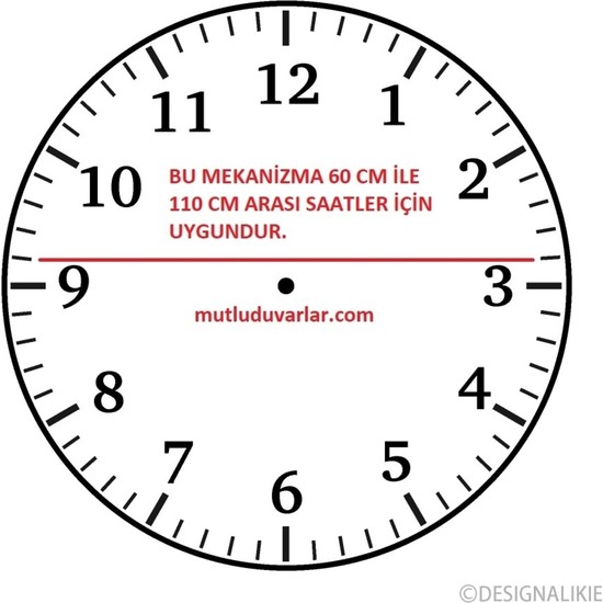 Nidage Siyah Yüksek Tork Saat Mekanizması Yüksek Tork Saat Fiyatı