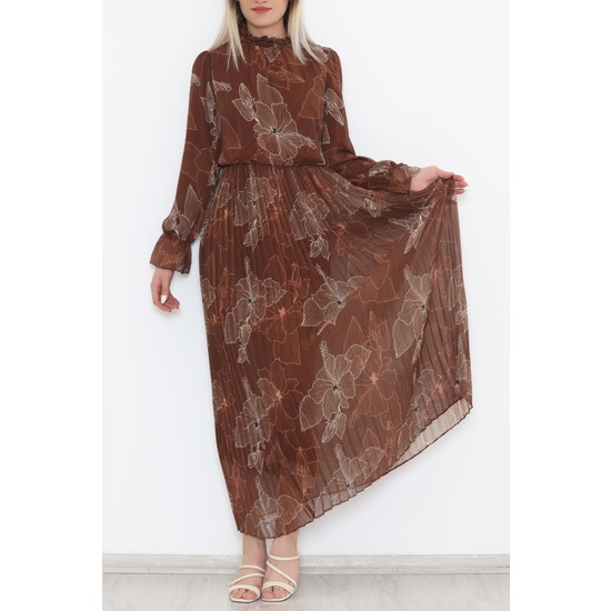 Özsev Bebe Altı Pileli Elbise Kahve - 5127.1322. Fiyatı