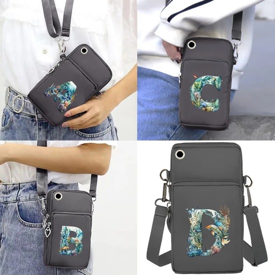 Songli 7fish Mektup x Küçük Crossbody Çanta Taşınabilir Cep Fiyatı