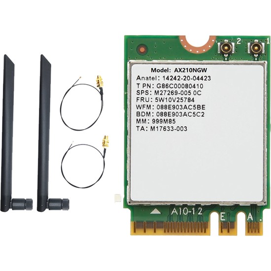 Internet AX210NGW Wifi Kartı + 2xantenna Wıfı 6e Bluetooth Fiyatı