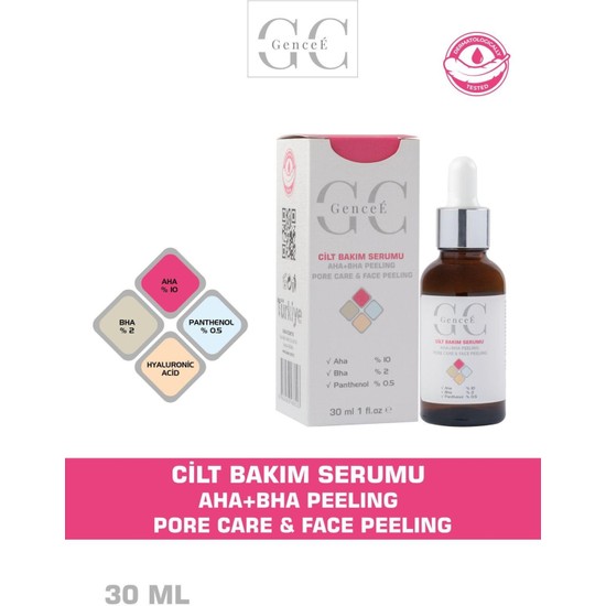 GenceÊ %10 Aha İçeren Cilt Bakım Serum Aha Bha Panthenol 30 Fiyatı