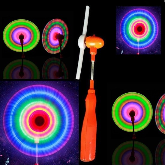 Flashing Light LED Spinning Renkli LED Işıklı Dönen Ufo Fiyatı