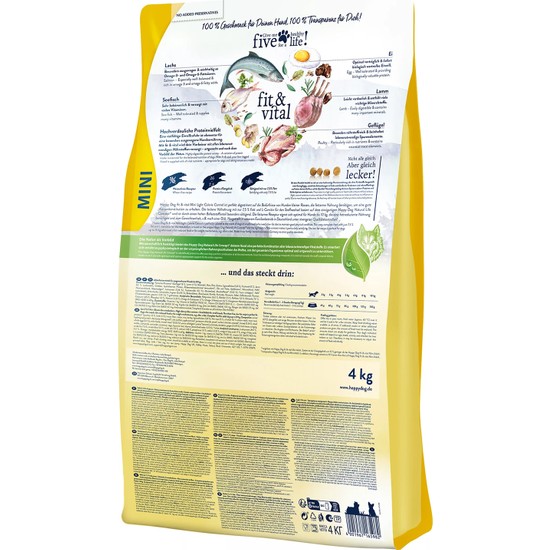 Happy Dog Mini Light 4 kg Küçük Irk Yetişkin Köpek Maması 4 Fiyatı