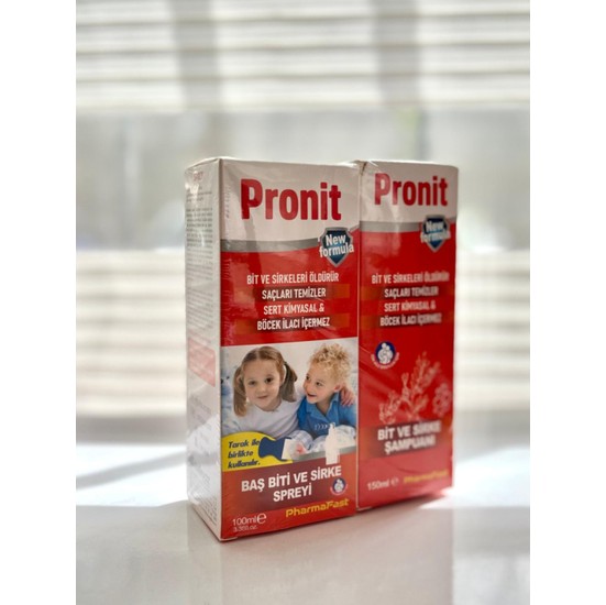 Pharma Fast Pronit Bit Set - Sprey 100 ml Bit Şampuan 150 ml Fiyatı