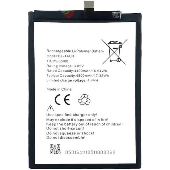 Tekno Prime Infinix Zero 8i ile Uyumlu Ithal Pil X687 Fiyatı