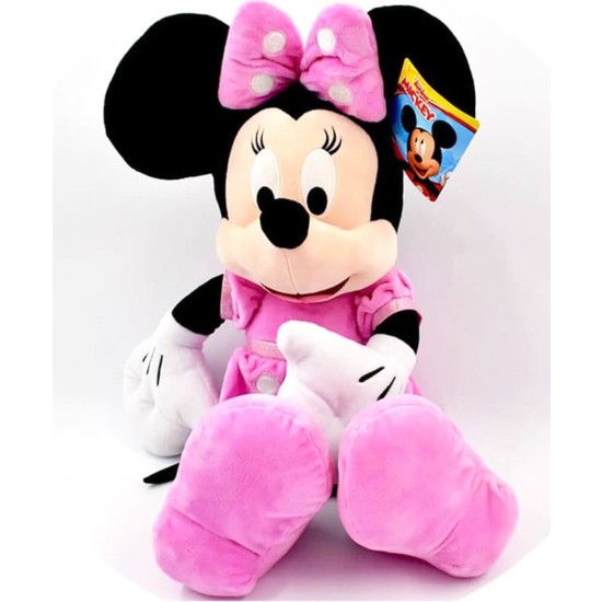 PopŞeker En Büyük Minnie Mouse Peluş: Lisanslı 61 cm Minnie Fiyatı