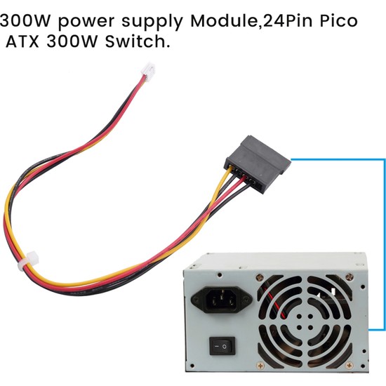 Silhouette Pcı-E 6pın Giriş Dc 12V 300W DC-ATX-300W 24PIN Fiyatı