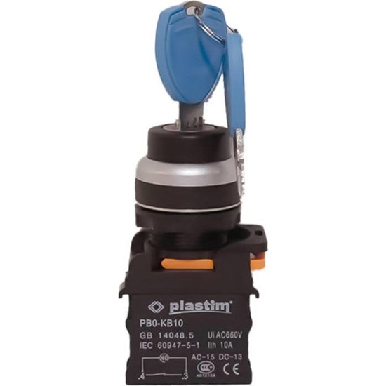 PLASTİM 1No Anahtarlı Kalıcı Siyah Mandal Buton Fiyatı