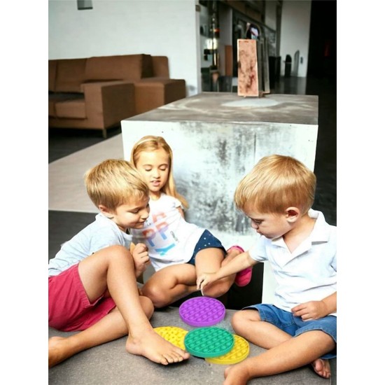 Holly Home Popit Kare Gökkuşağı Renk Duyusal Oyuncak Fiyatı