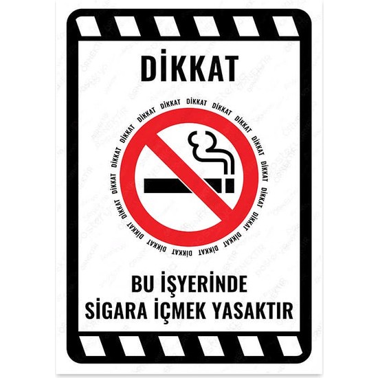 Posterya UL2661-A5 - Bu Işyerinde Sigara Içmek Yasaktır Fiyatı