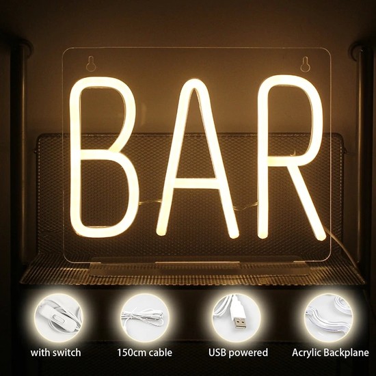 Xiyu Shop Çubuk Wanxing LED Bar Işareti Neon USB Güç Bar Fiyatı