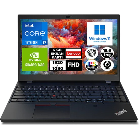 Lenovo Thinkpad P15V Gen 3 Intel Core I7-12800H 64GB 4tb SSD Fiyatı