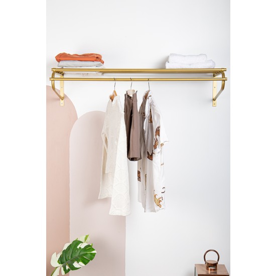 Fec Reklam Eros Gold Metal Duvara Monte Askılık Elbise Fiyatı