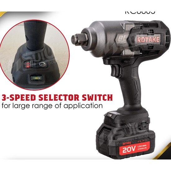 Rotake 3/4 Akülü Somun Sökme Sıkma Makinesi 1700 Nm Fiyatı