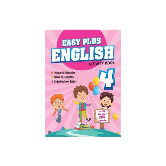 SM Plus Publishing Activity Book 4. Sınıf Easy Plus English Kitabı