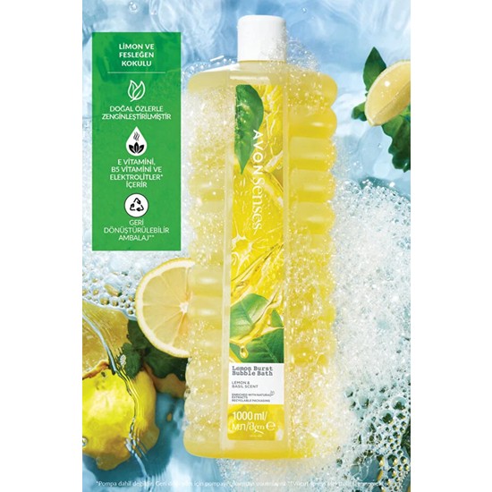 Avon Senses Lemon Burst Limon ve Reyhan Kokulu Banyo Köpüğü Fiyatı