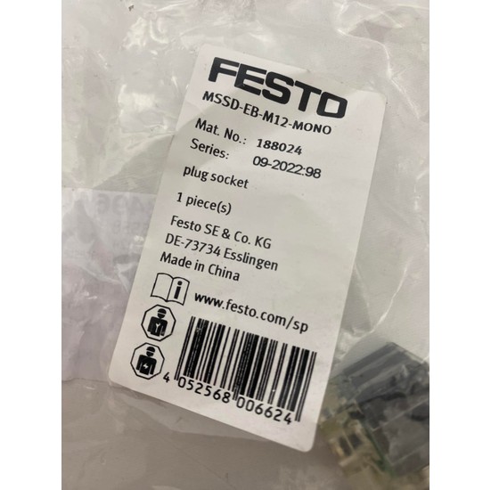 Hasyılmaz Festo MSSD-EB-M12-MONO Soket 188024 Fiyatı