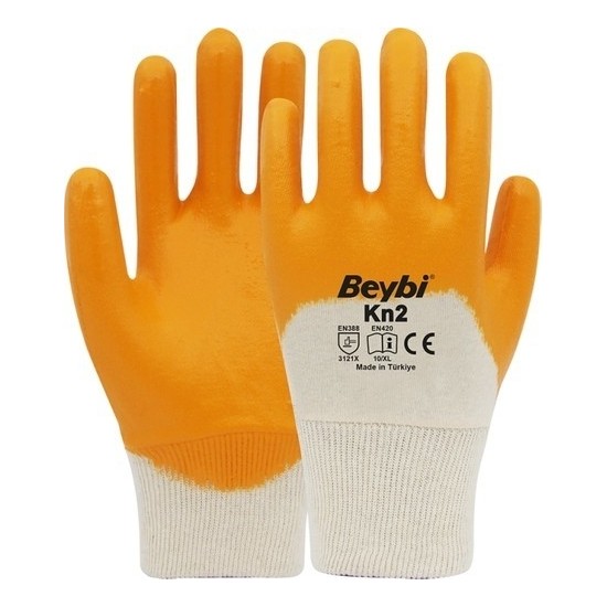 Beybi Kn2 Pamuk Astarlı Nitril Kaplı Iş Eldiveni No:10 Fiyatı
