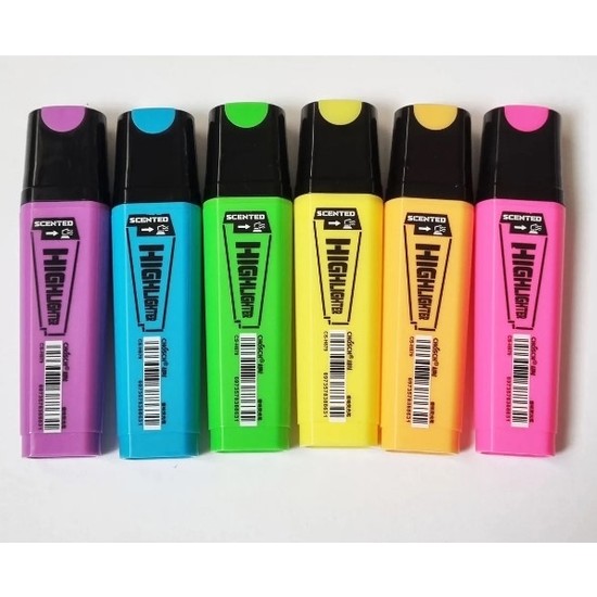Chosch Neon Highlighter CS-H879 Renkli 6 Çeşitli Fosforlu Fiyatı