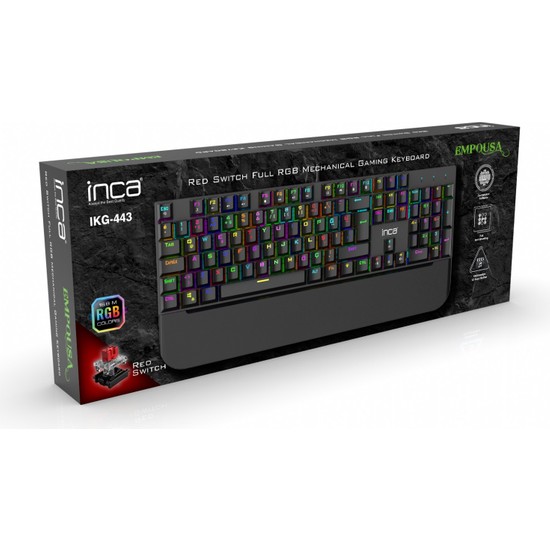 Inca IKG-443 Empousa Red Switch Full Rgb Software Fiyatı
