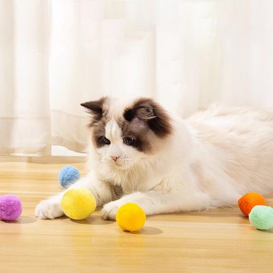 Joyful World Kedi Oyuncak Top Peluş Top Yavru Kedi Oyuncak Fiyatı