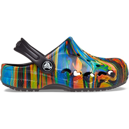 Crocs Baya Graphıc Clog 206814-0C4 Black / Multı Fiyatı