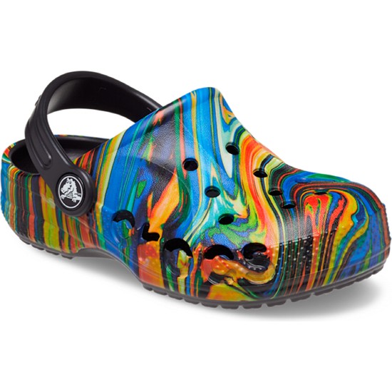 Crocs Baya Graphıc Clog 206814-0C4 Black / Multı Fiyatı