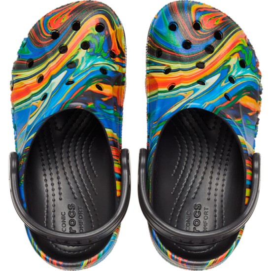 Crocs Baya Graphıc Clog 206814-0C4 Black / Multı Fiyatı