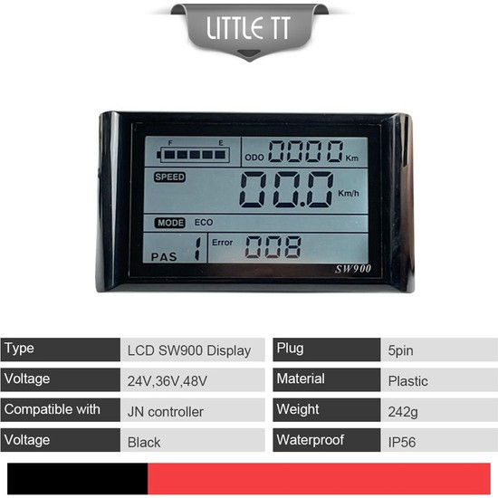 Spibicyy - 10069 Ebike SW900 LCD Ekran Kontrolü Elektrikli Fiyatı