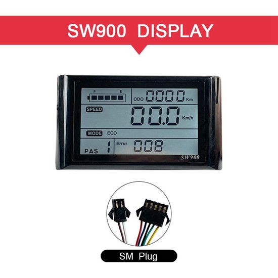 Spibicyy - 10069 Ebike SW900 LCD Ekran Kontrolü Elektrikli Fiyatı