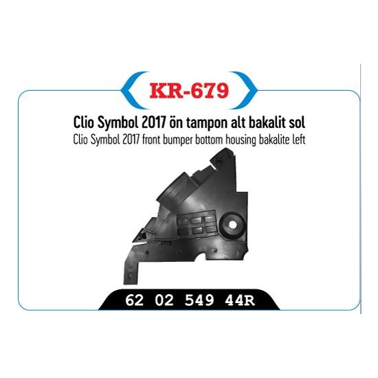Kaya Plastik Ön Tampon Alt Bakalıt Sol Renault Clıo Symbol Fiyatı
