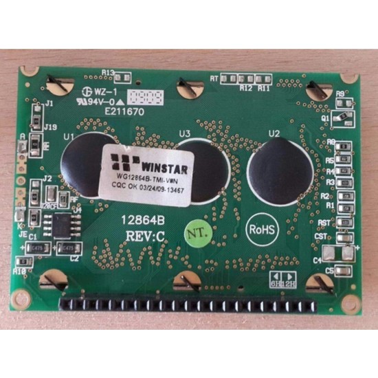 Robiz Winstar 2.4 Inch WG12864B-TMI-V#N Mavi Glcd Modül 5V Fiyatı