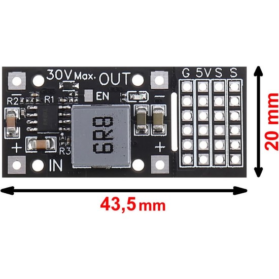 Robiz MP2482 Modül 24V To 5V 5A Voltaj Düşürücü Modül 6 Fiyatı