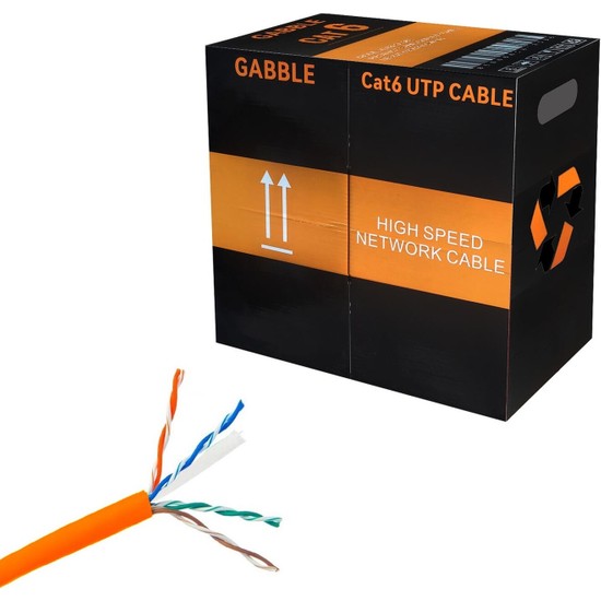 Gabble Cat6 Kablo 23AWG 0.57MM 305 Metre Fiyatı